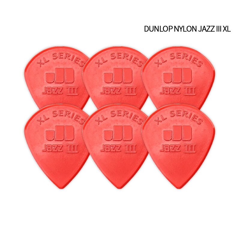 Медиаторы Dunlop 47R XL Jazz 3 Nylon 1.38 мм Красный, 6 pieces -RED