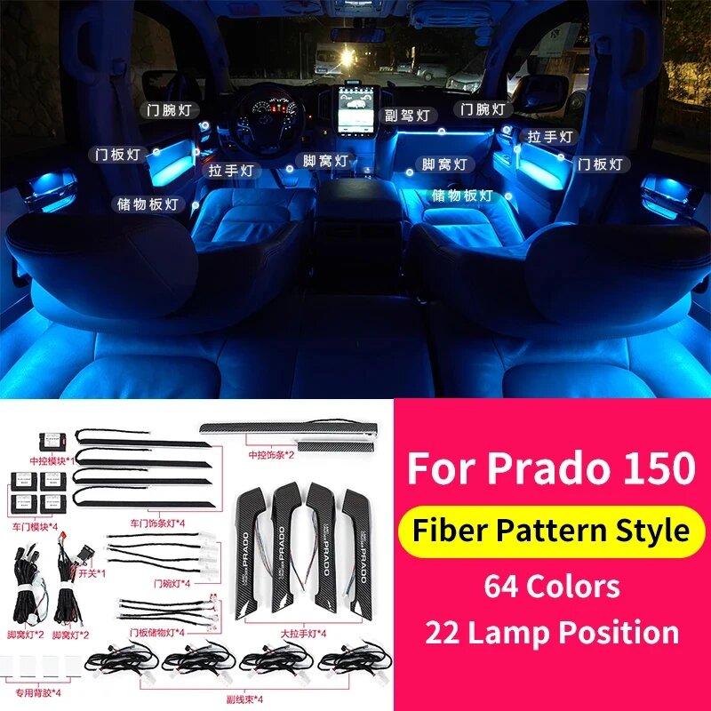 Для Toyota Land Cruiser Prado 150 Lc150 Fj150 2010-2022 декоративная лампа для B- 22-Lamp-Position