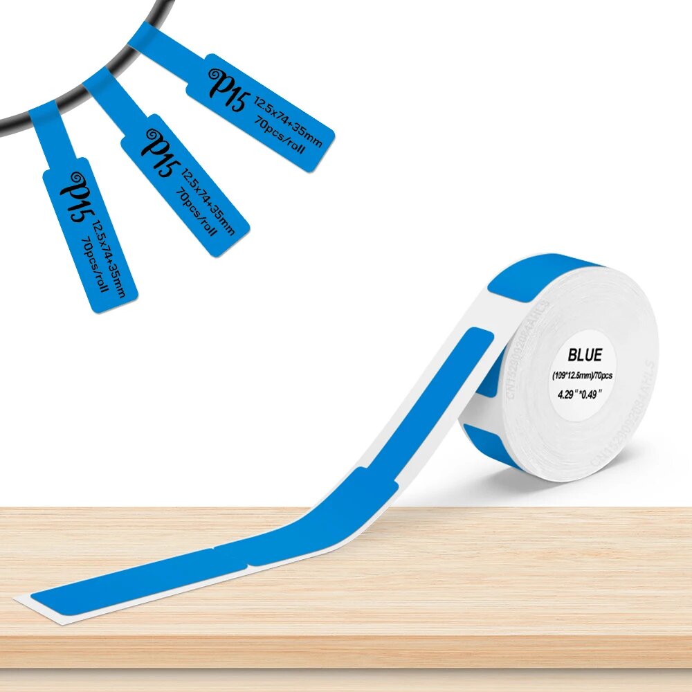 Этикетки InkExpress P15 для термопринтера Blue Cable