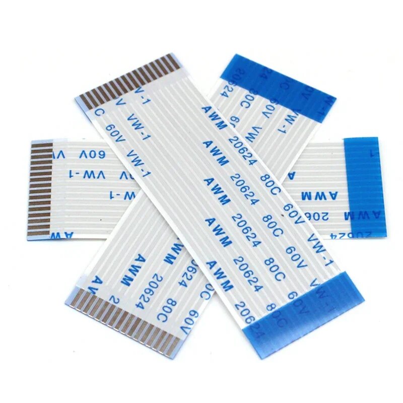 Гибкий плоский кабель FPC FFC, 5 шт, 26-40P, шаг 1,25 мм, A/B-тип 38P, Forward Direction, 250MM