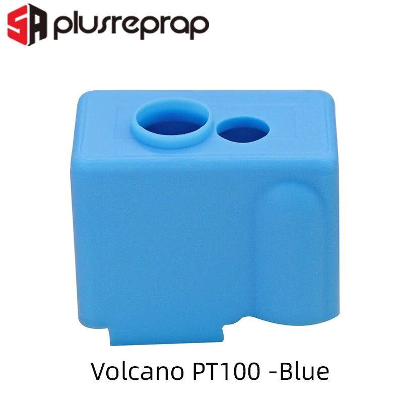 Силиконовый чехол для блока V6 Volcano MK8/MK9/CR10/CR10S 5Aplusreprap Volcano PT100 -Blue
