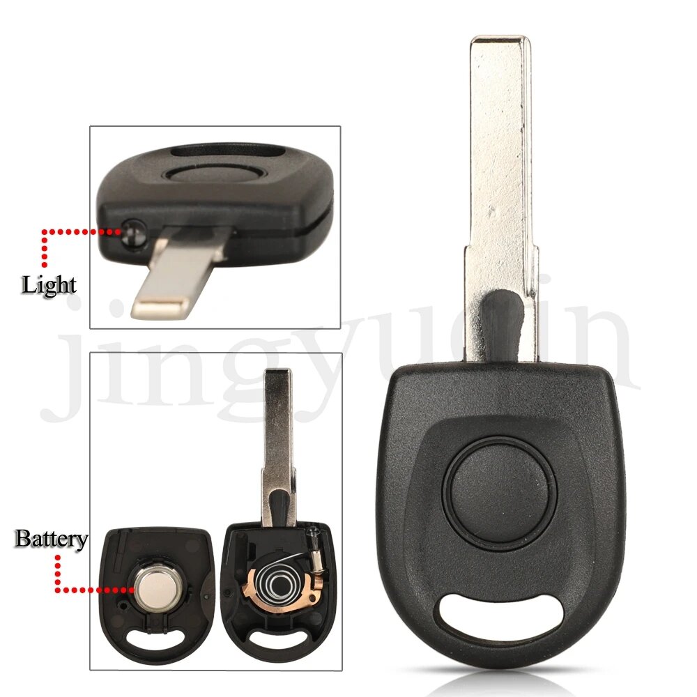 Корпус ключа дистанционного управления jingyuqin для VW Passat Polo HU66 With Lamp, Without Chip