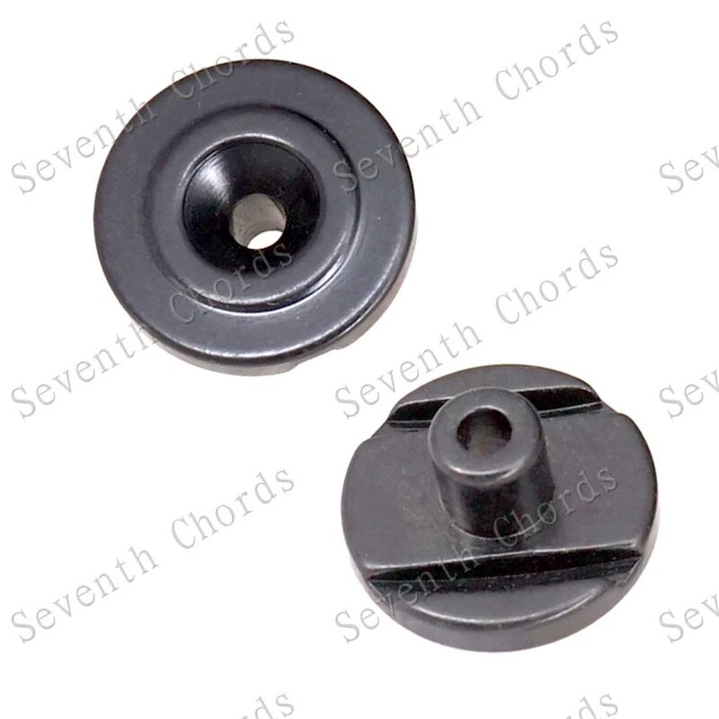 Фиксаторы басовых струн, 2 шт, хромированные, черные, золотые черный