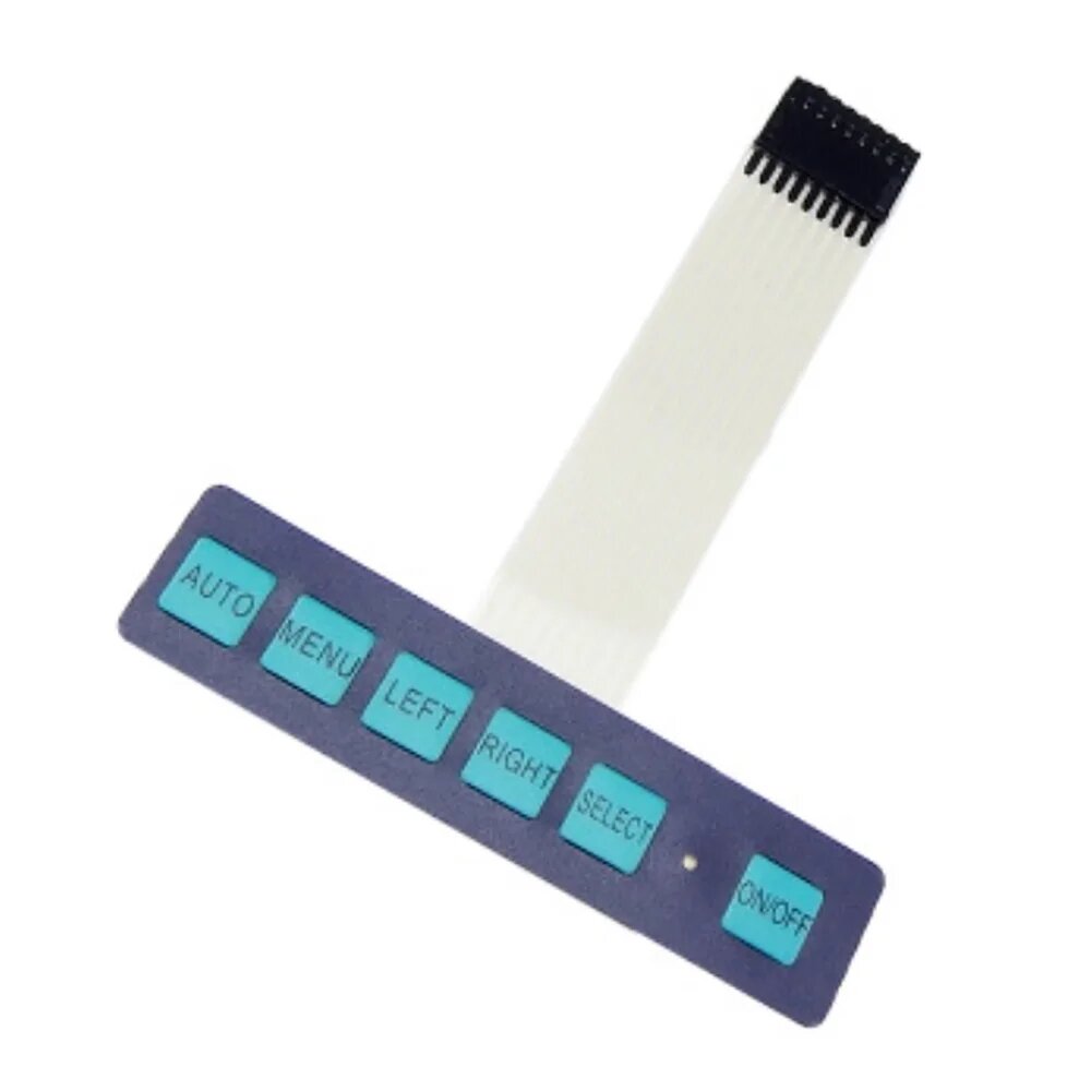 6 кнопок 1*6 клавиатура с мембранным переключателем 1x6 матричный массив клавиатуры для Arduino умный автомобиль DIY комплект