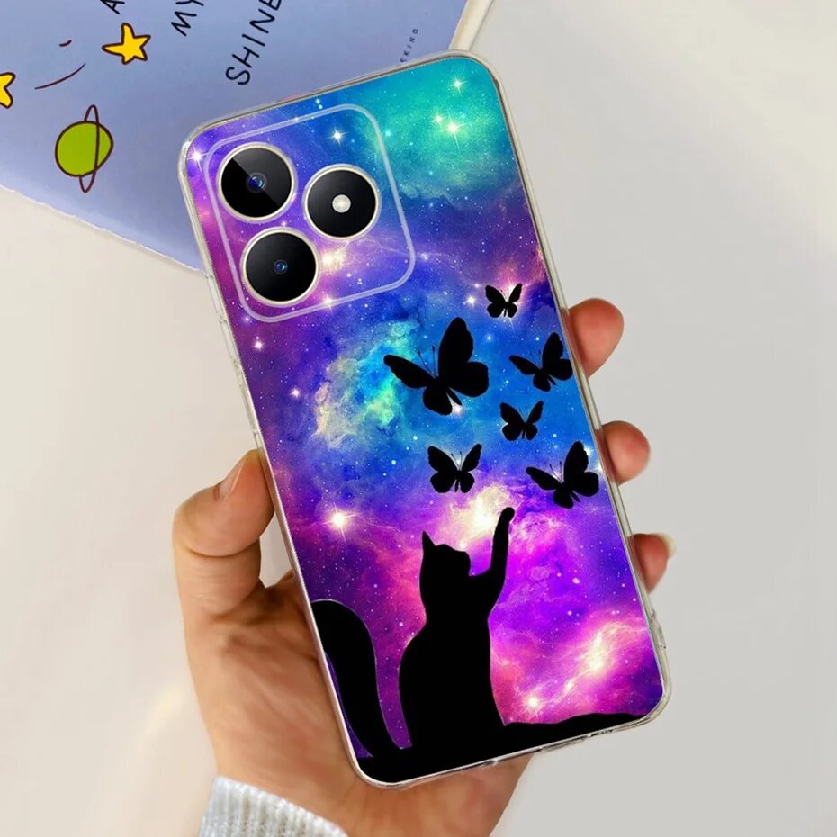 Чехол для Realme Note 50 RMX3834, Цвет: пекакс БЛЮ