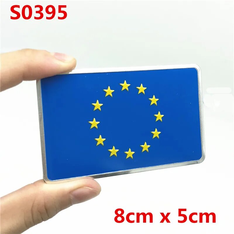 Автостайлинг флаг Европейского союза Автомобильная наклейка эмблема значок для Renault BMW VW Audi Citroen Jaguar Skoda Opel Yamaha Honda S0395