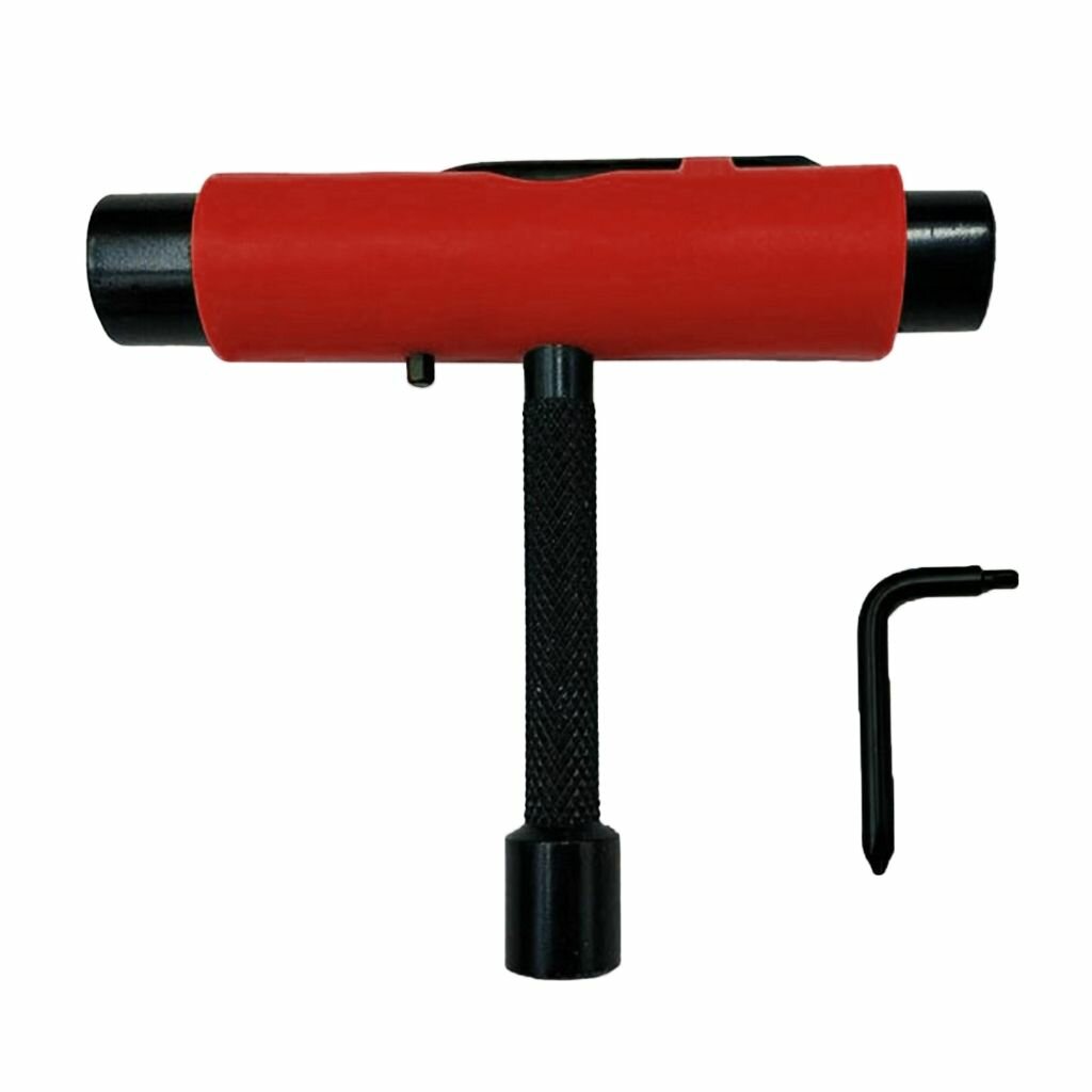 Универсальные инструменты для скейтборда Портативный аксессуар T с шестигранным ключом и отверткой головкой L-образного типа