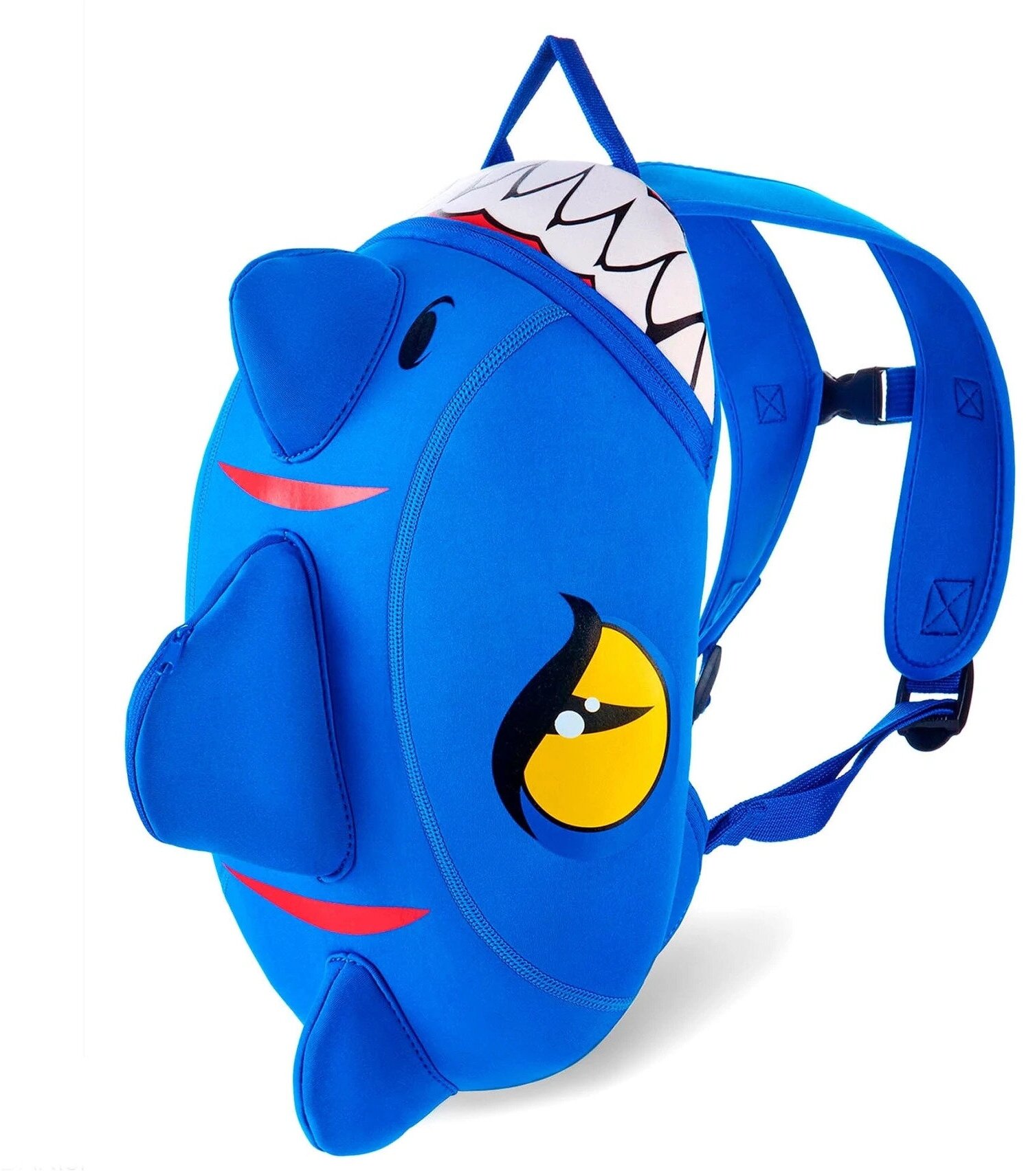 Рюкзак Crazy Safety Blue Dragon (синий дракон), водоотталкивающий, для детей, 3D, черный