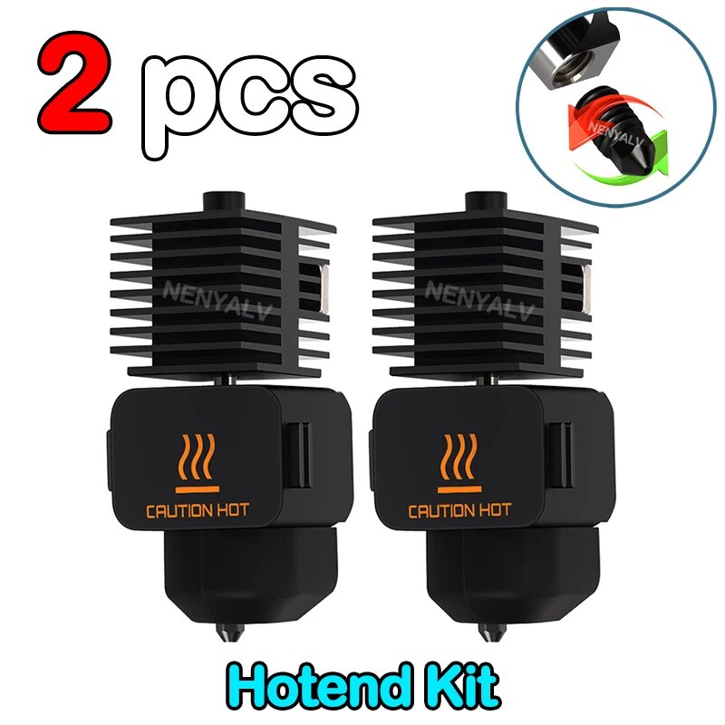 2шт Hotend Kit для Bambu Lab A1/Mini, 0.2мм