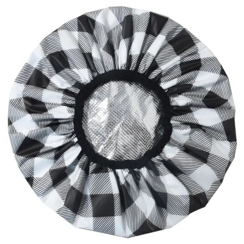 Саморегулирующаяся шапка из фольги для душа Серый, 06