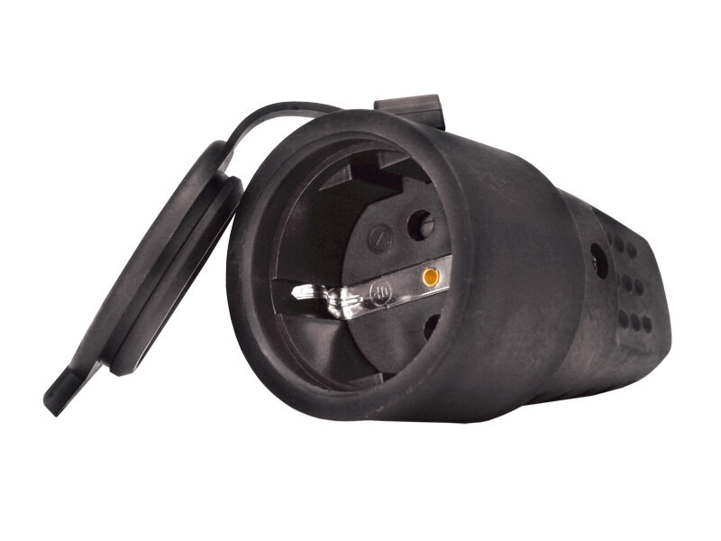 Электро штепсельный разъем LEZARD с/з каучук с заглушкой 16А 250В IP44 106-0400-0102/102