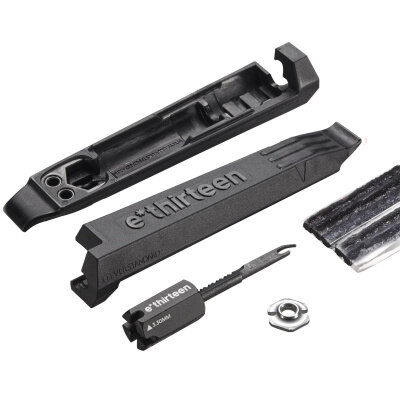 Монтажки с ремкомплектом E Thirteen Tire Lever Plug Kit Black (TR1UNA-127)