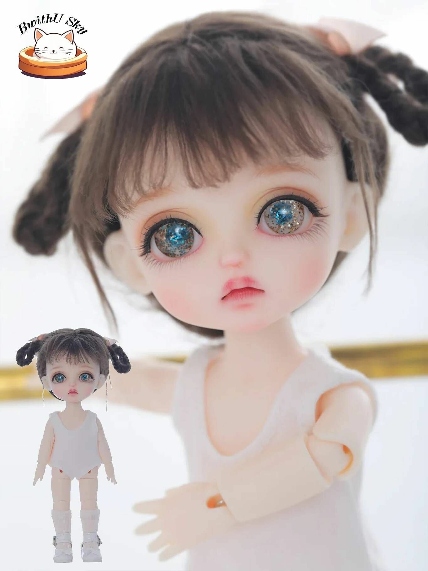BwithU Сочлененная кукла Lati Yellow Sophie 1/8 BJD Ballet trainee Mini Baby Ball Шарнирная кукла