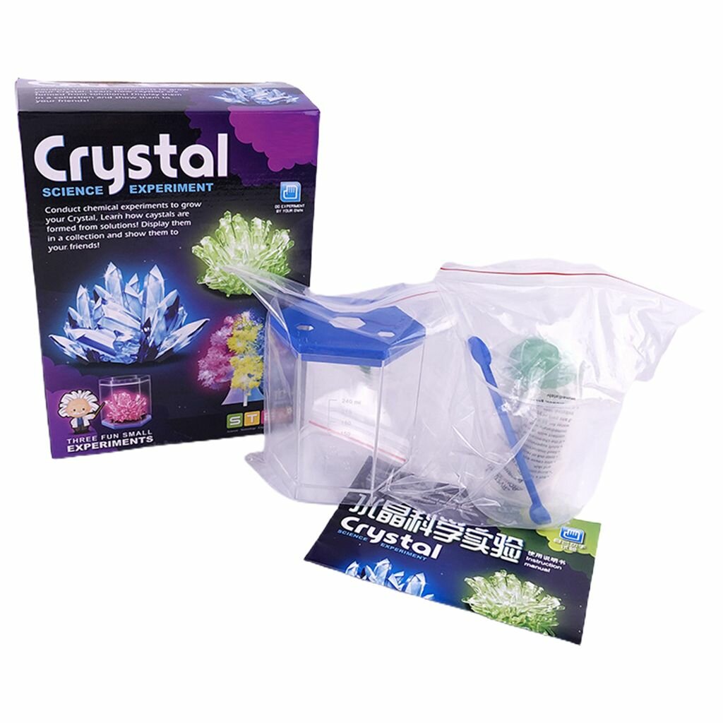 Набор для научных экспериментов Crystal Workshop Эксперимент с извержением вулкана Игрушка-Crystal Science Experiment