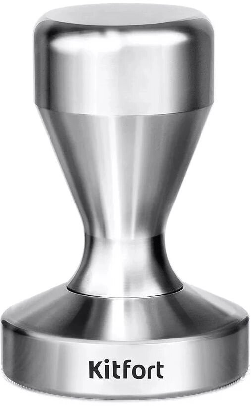 Темпер KitFort КТ-1248, 1шт. серебристый, для кофеварок