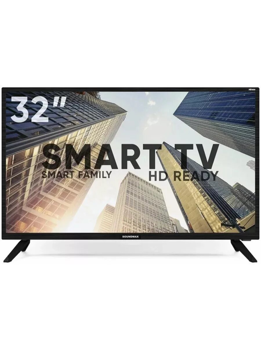 Телевизор Soundmax LED 31.5" SM-LED32M09S HD, Wi-Fi, Smart TV