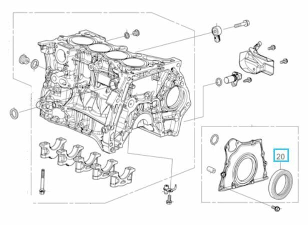 Масляное уплотнение, для низких значений крут. момента 80X94X8 (Оригинал)