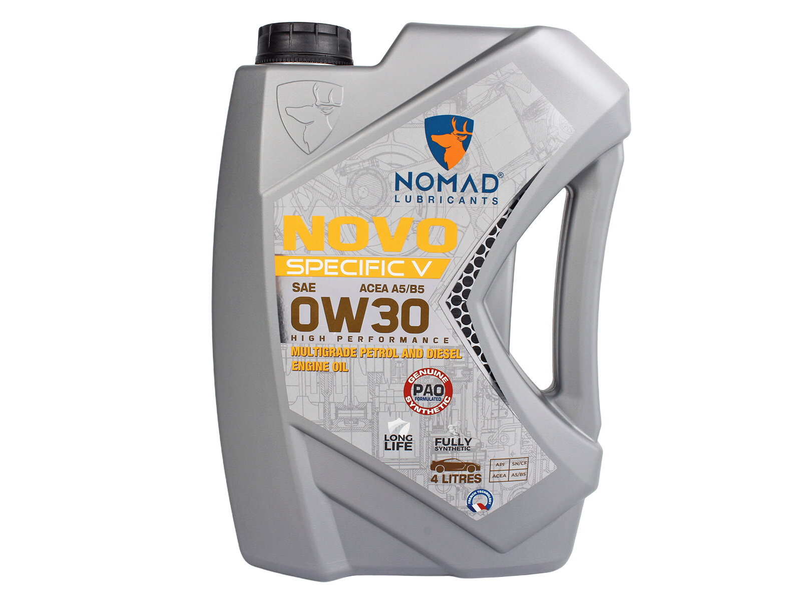 Масло моторное NOMAD NOVO SPECIFIC V 0W30 4л