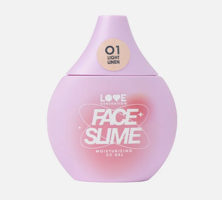 СС-гель Love Generation увлажняющий Face Slime, тон 01 белый лен, 30 мл