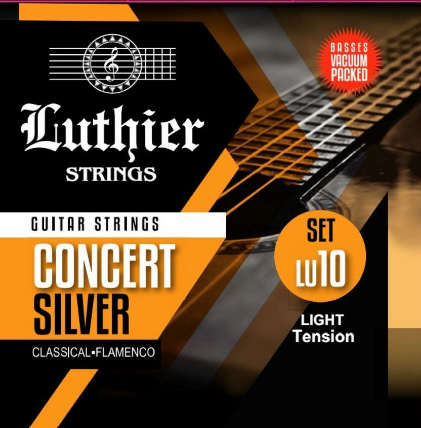 LU-10 Комплект струн для классической гитары, слабое натяжение, Luthier
