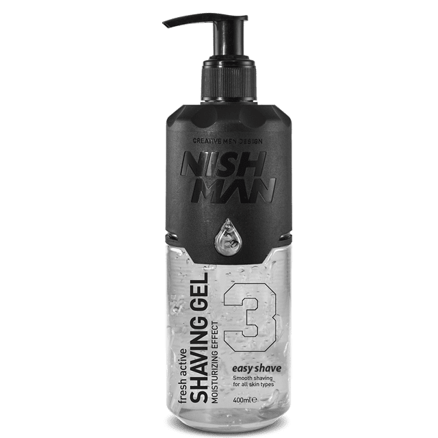 NISHMAN SHAVING GEL N.3 (COLORLESS) Гель для бритья 400 мл