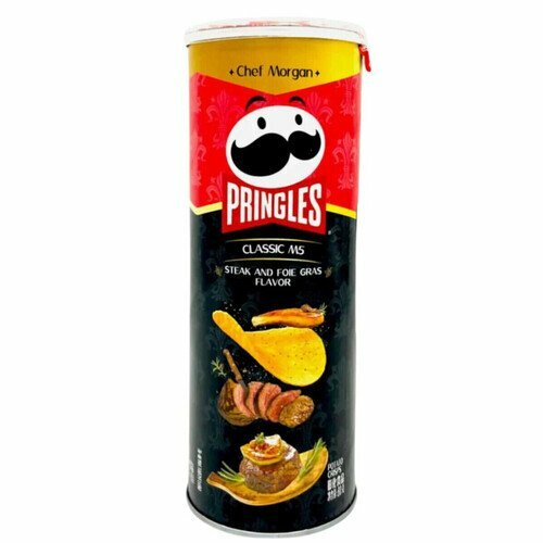 Чипсы Pringles Classic M5 steak and foie gras 80гр