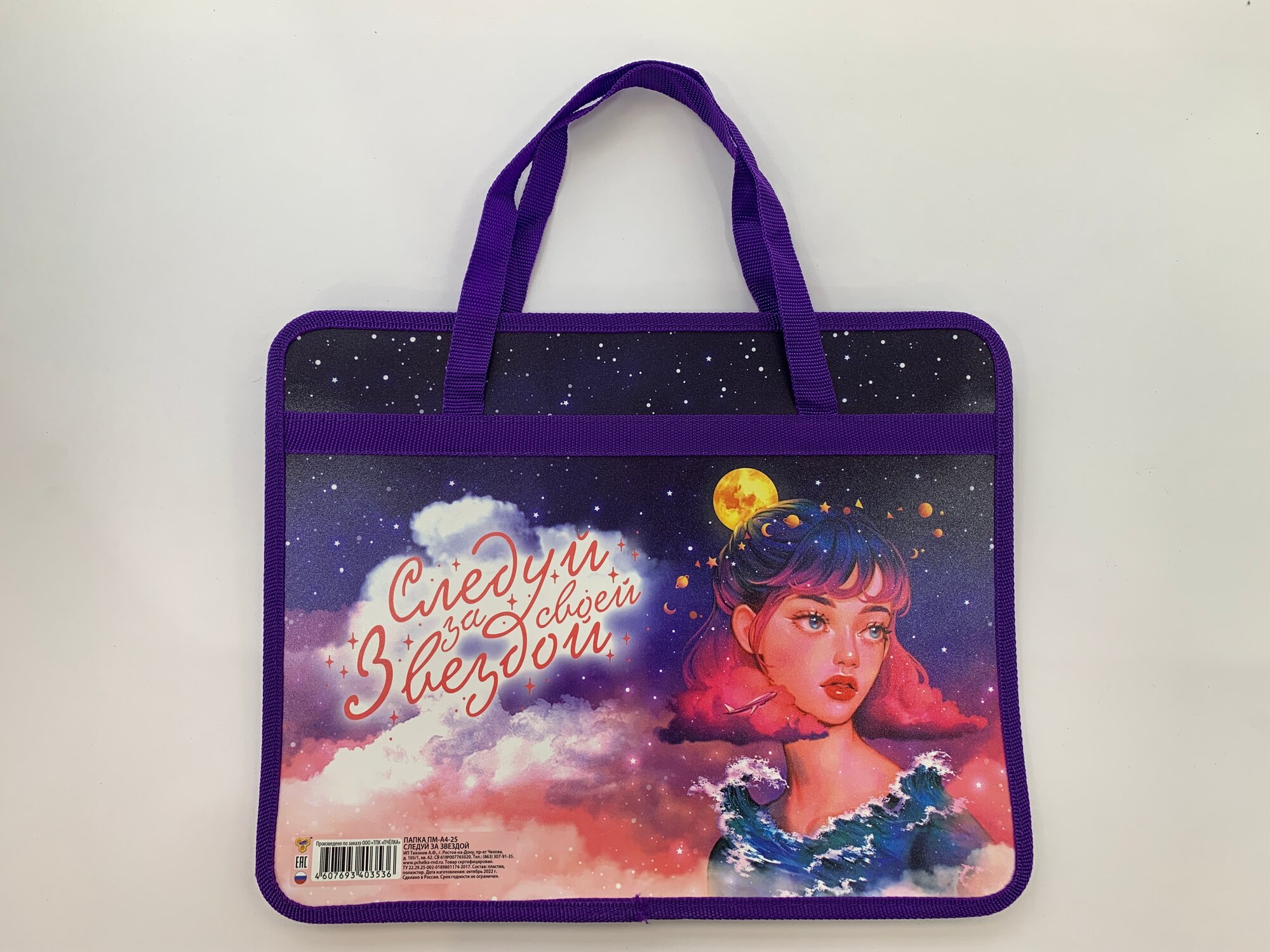 Папка для труда Пчелка А4 ПМ-А4-25, следуй за звездой 2023