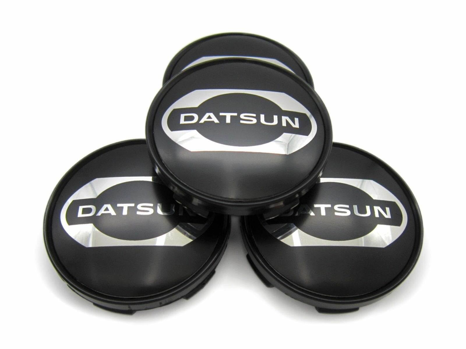 Колпачки, заглушки на литые диски Datsun 59/56/10 мм, комплект 4 шт.