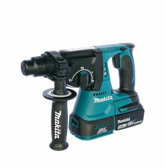 Перфоратор аккумуляторный "МАКITA" DHR242RFE (18В 3,0 Ач Li-ion , 2 Акк.3реж.)