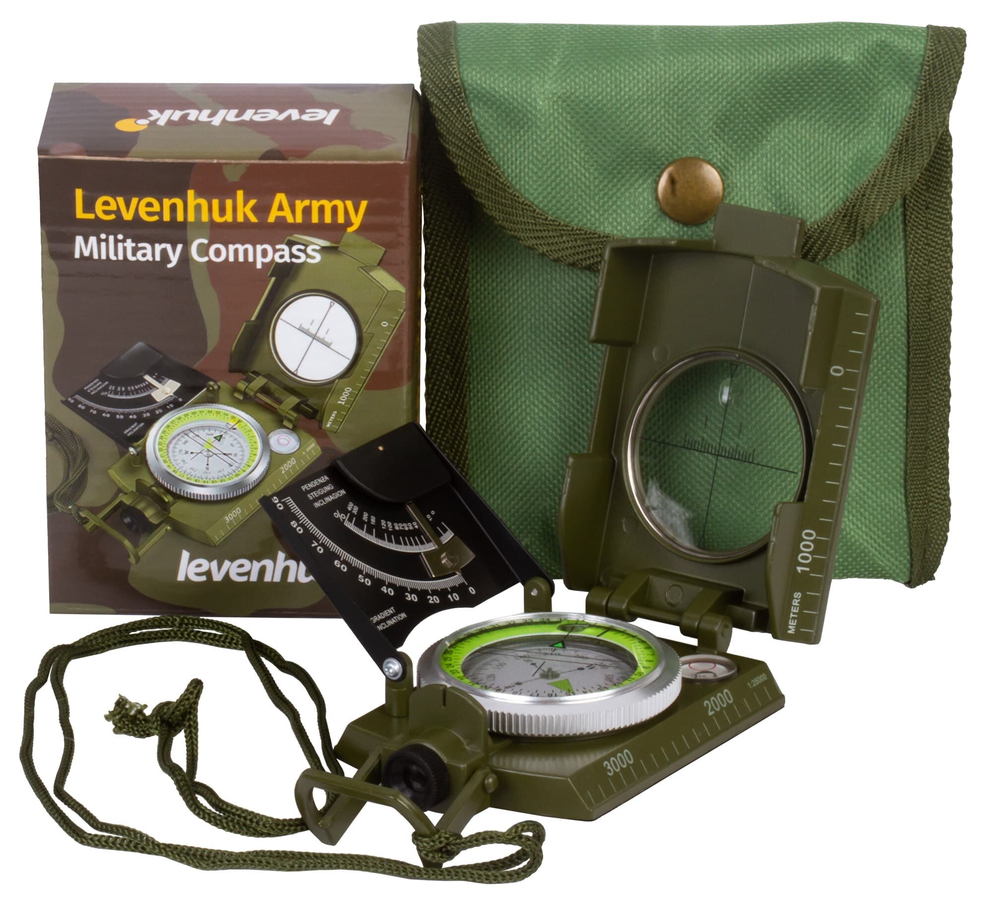 Компас LEVENHUK Army AC20 зеленый