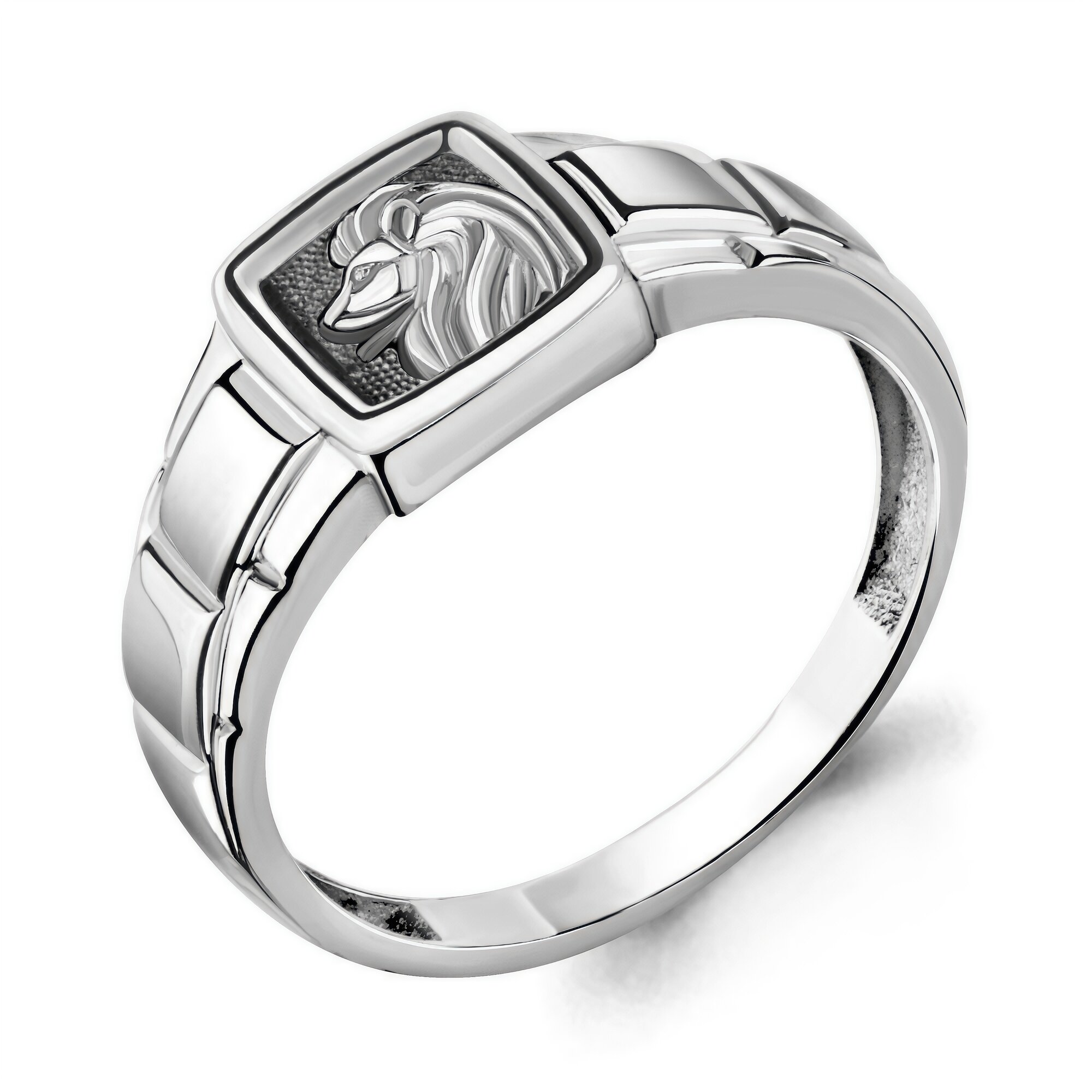 Печатка, серебро, 925 проба, родирование