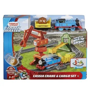 Fisher-Price Thomas Friends Track Master моторизованный поезд и набор дорожек для дошкольников в возрасте от 3 лет и старше / Sodor Safari