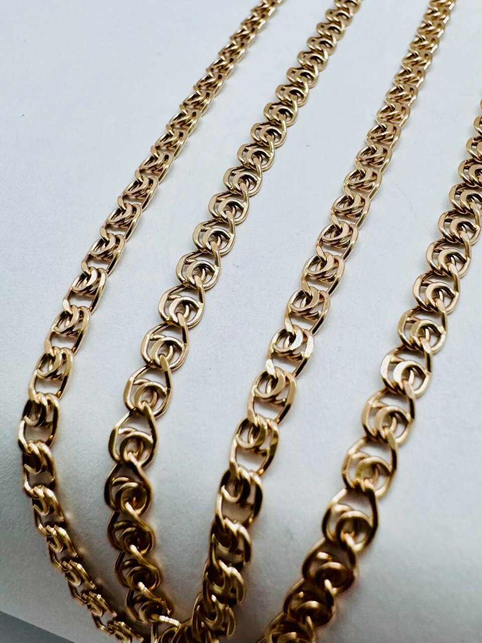 Цепь красное золото, 585 проба