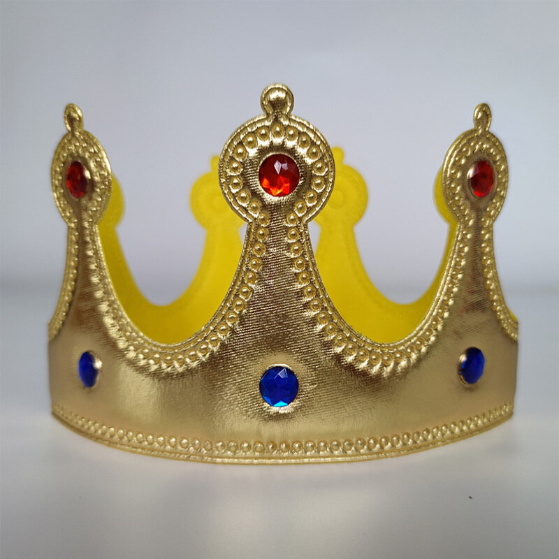 Корона "Золотой Король", для торта, золотая, размер 1