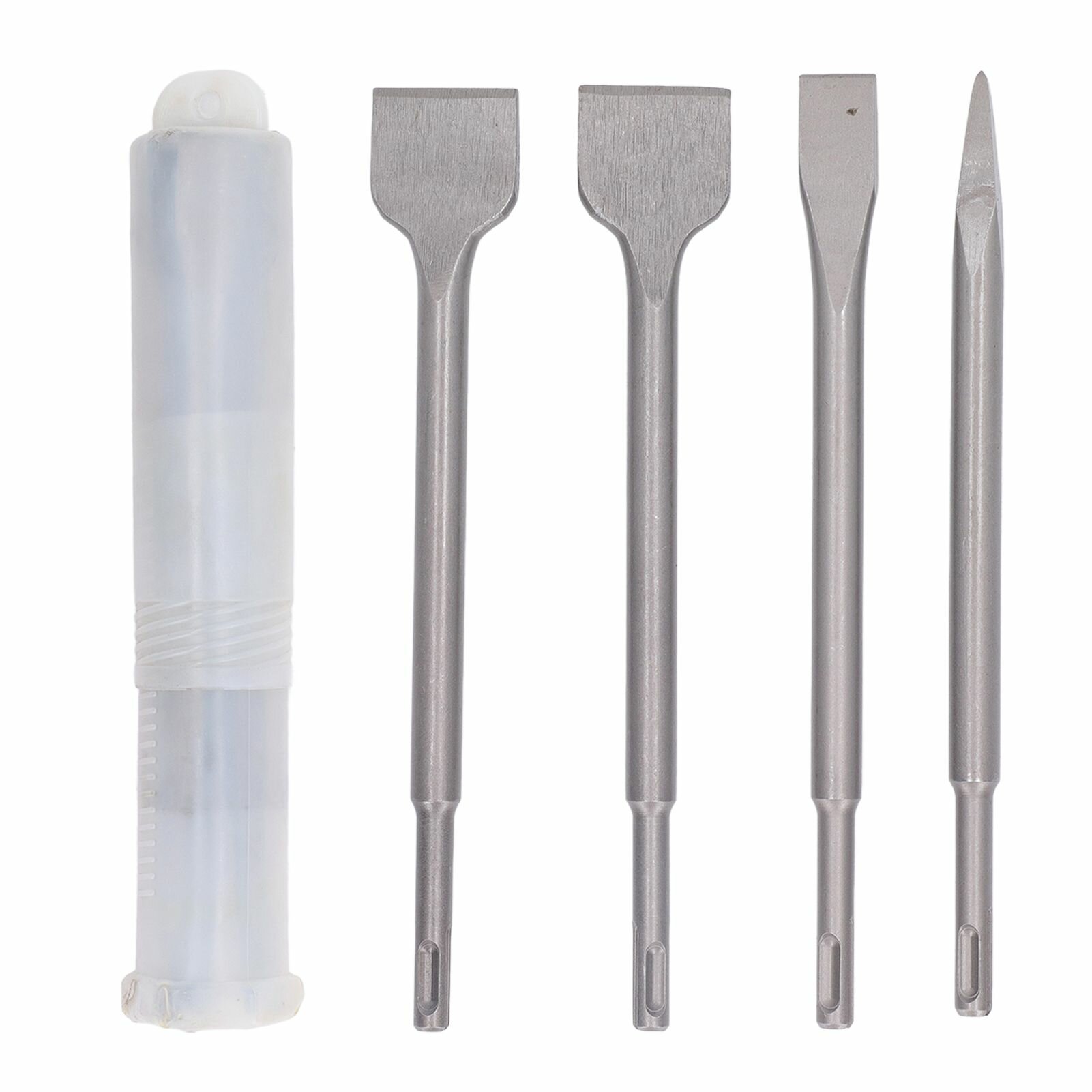 Набор 4 электрических молотковых долот (камень, бетон, кирпич)