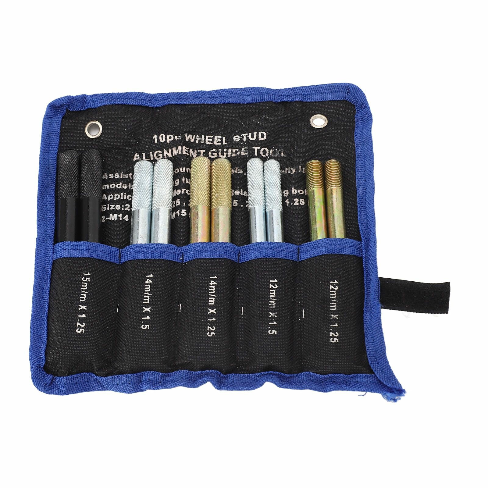 10 металлических штифтов для регулировки колес, направляющая для рым-болтов для инструмента для балансировки шин, замена автомобильных шин с помощью рым-болтов, ремонт автомобилей
