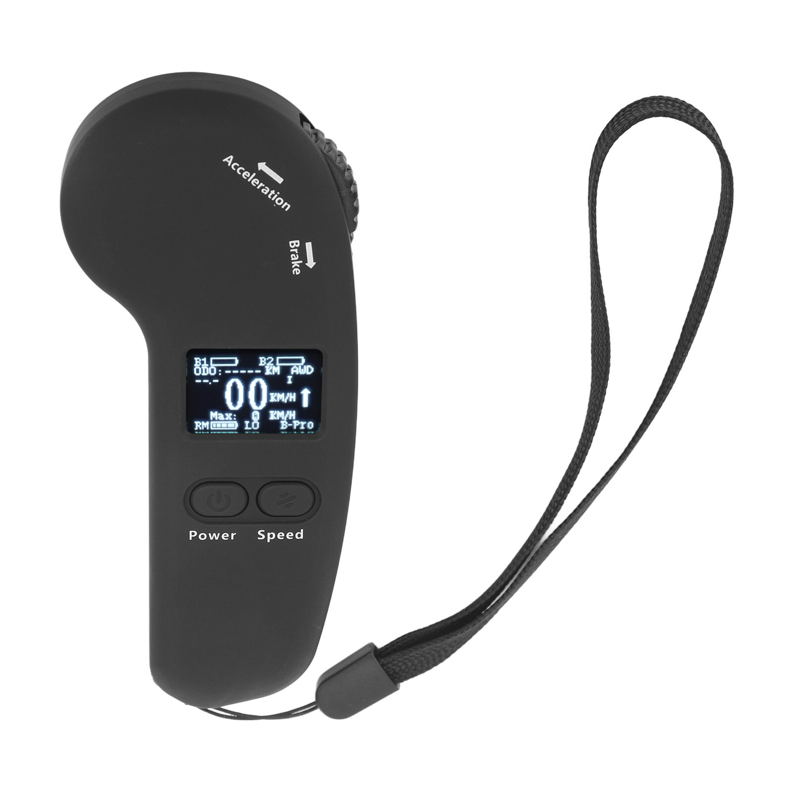 Электрический 4-колесный скейтборд с приемником дистанционного управления 2,4 ГГц, беспроводной пульт дистанционного управления для плавного набора скорости и простоты управления