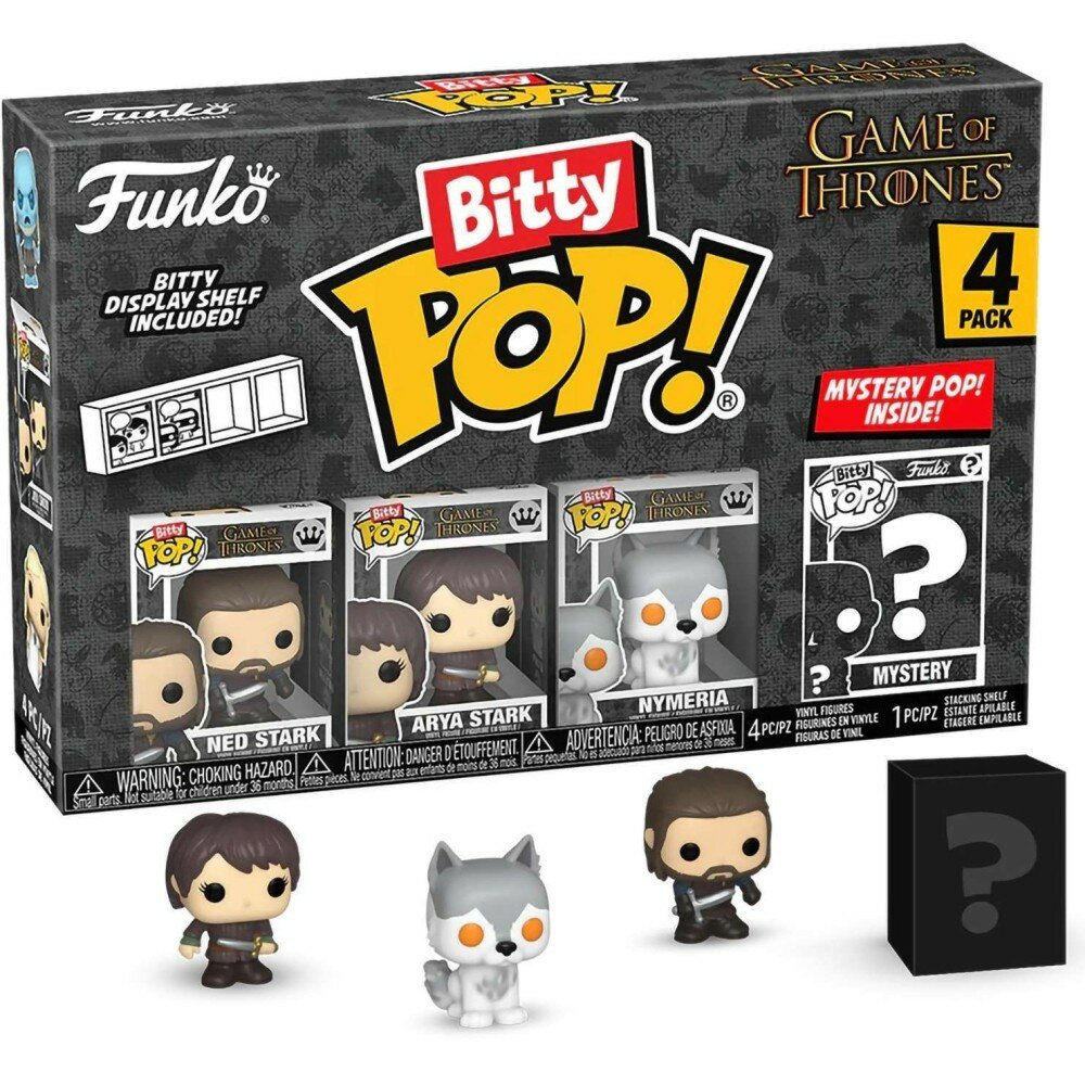 Набор фигурок Funko Bitty POP! Game of Thrones Ned Stark & Arya Stark & Nymeria & Mystery 83649