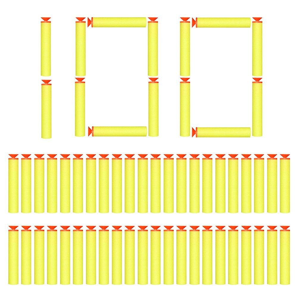 100 шт, мягкие дартс, запасные части, присоска из ЭВА, головка 7,2 см, уличная игрушка для детей, детские игры для вечеринок