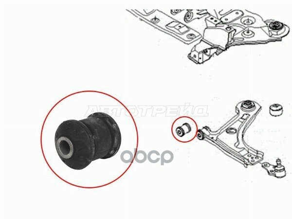 Сайлентблок рычага Chevrolet Lacetti 04-13 / Daewoo Lacetti 04-09 Sat арт. ST-96378346