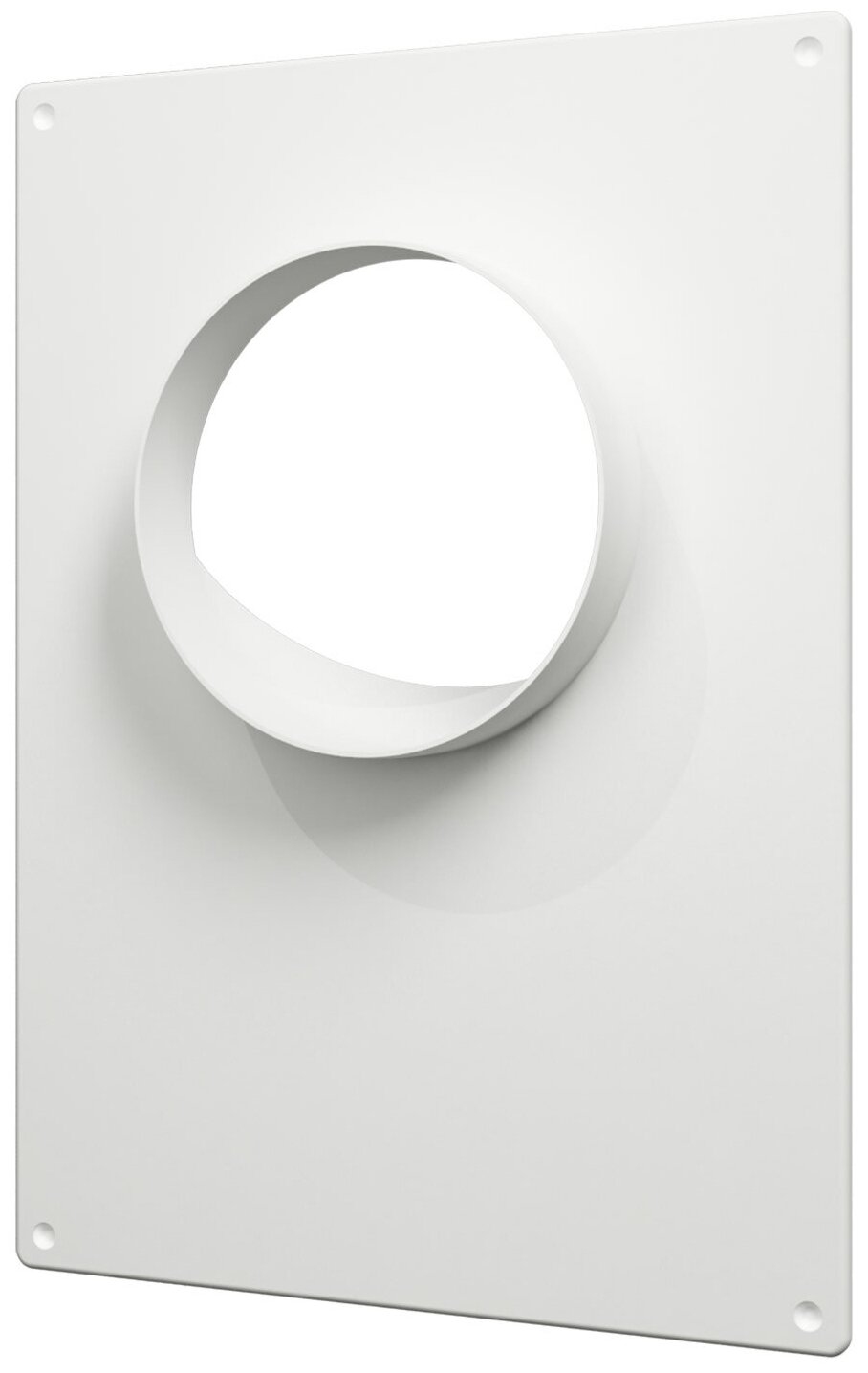 Площадка торцевая ERA ПТП пластиковая 180x250 мм с фланцем D 125 мм