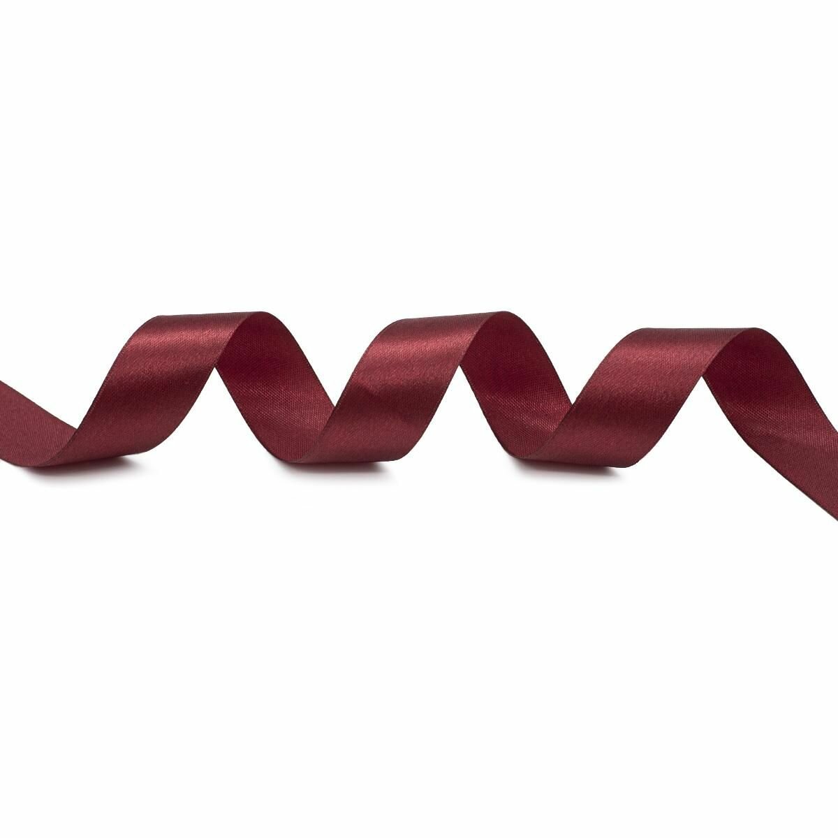 Лента айрис Атласная, 2,5 см, 22,86 м, цвет 029, бордовая
