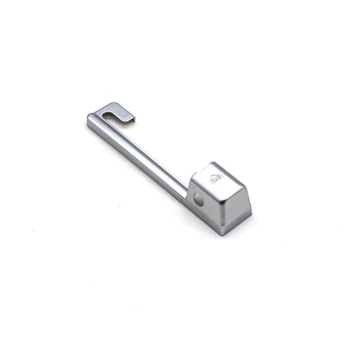 Накладка декоративная на нижнюю петлю на раме, дерево T, серебро натуральное, (R01.1), левая, Roto NX