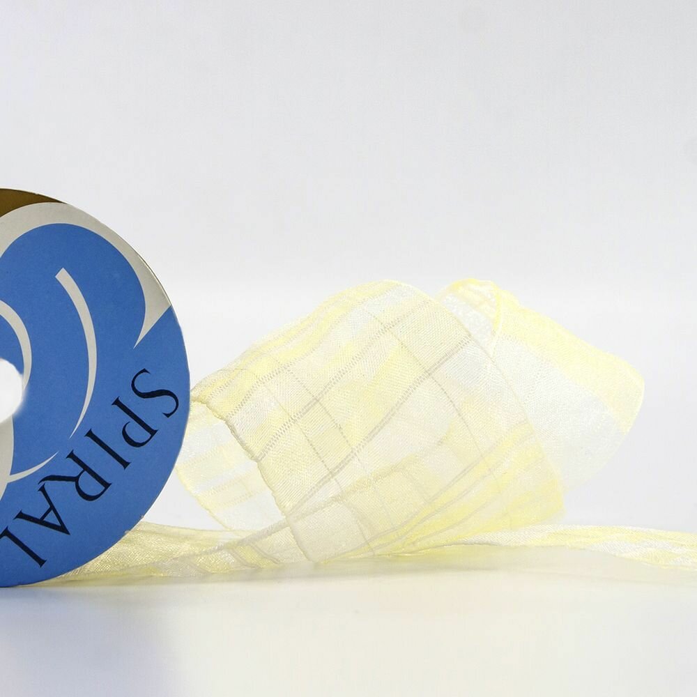 Лента SAFISA С рисунком, 39 мм, 2 м, цвет 02, Шампань