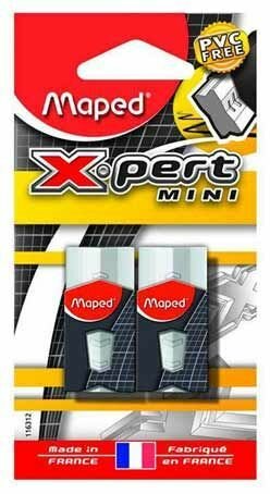 Ластики Maped "X-Pert Mini", футляр, 2 шт (116312)