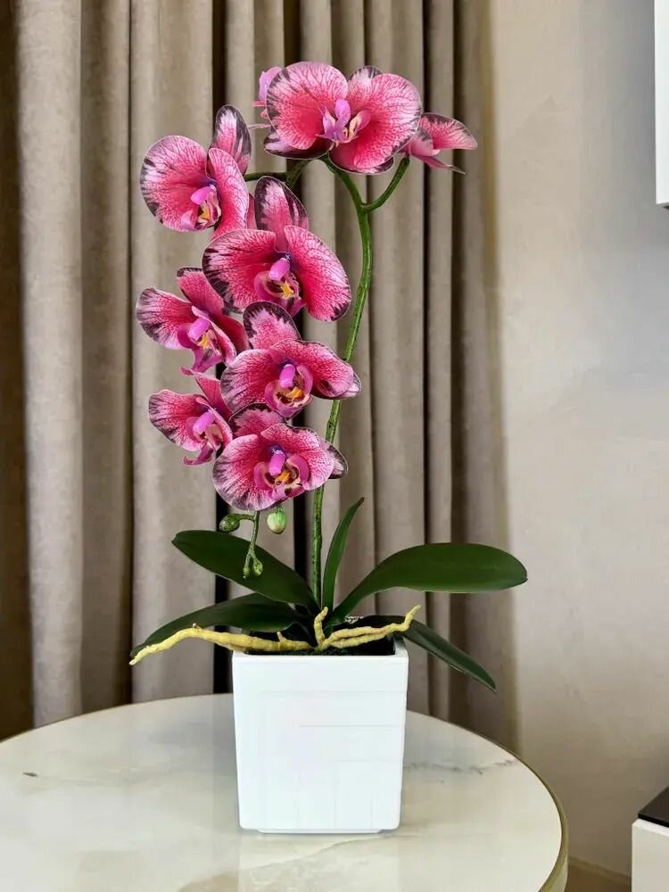 Искусственные цветы, цветы в кашпо, 1шт