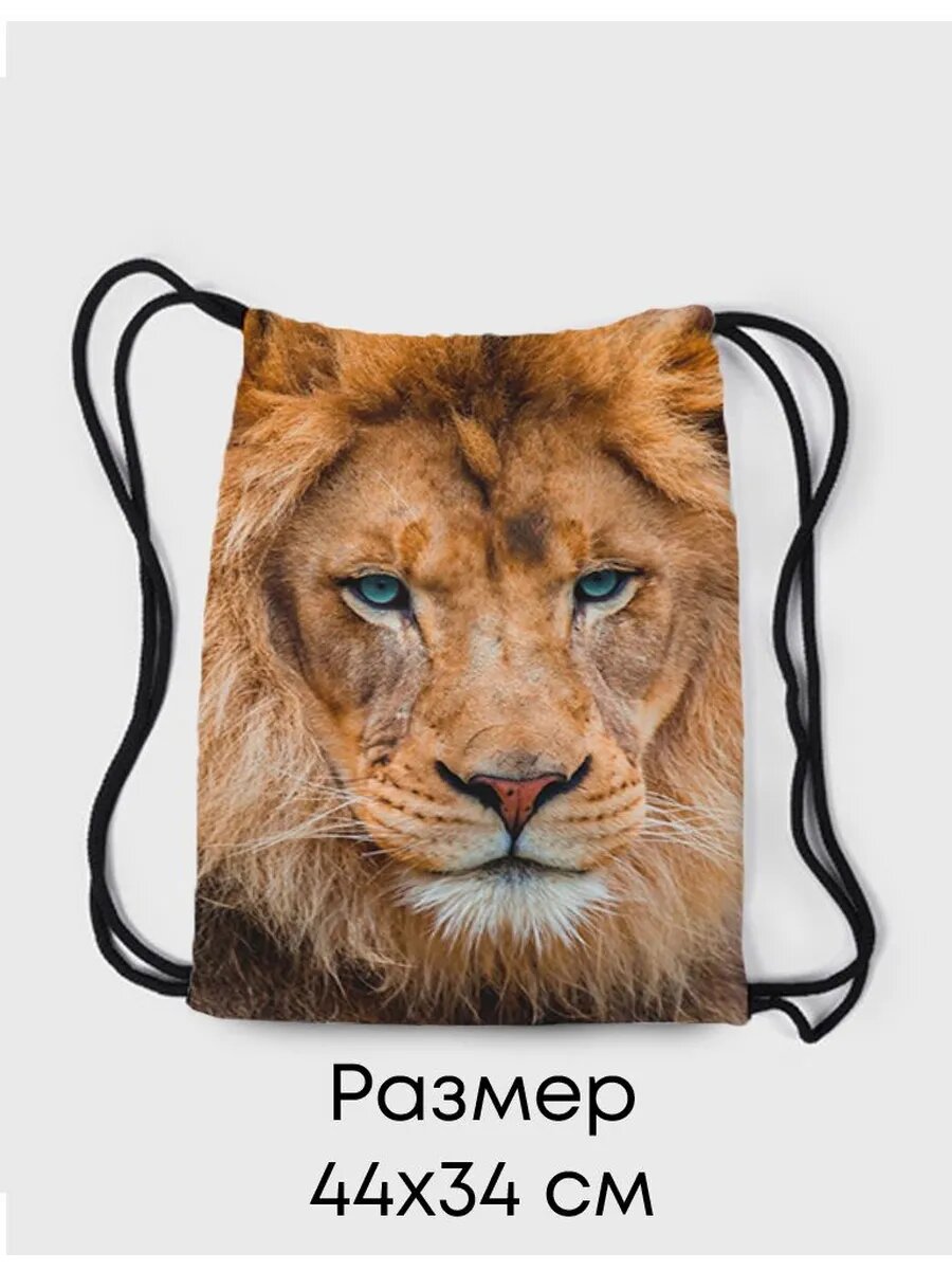 Мешок - сумка для обуви - Лев — фото 1