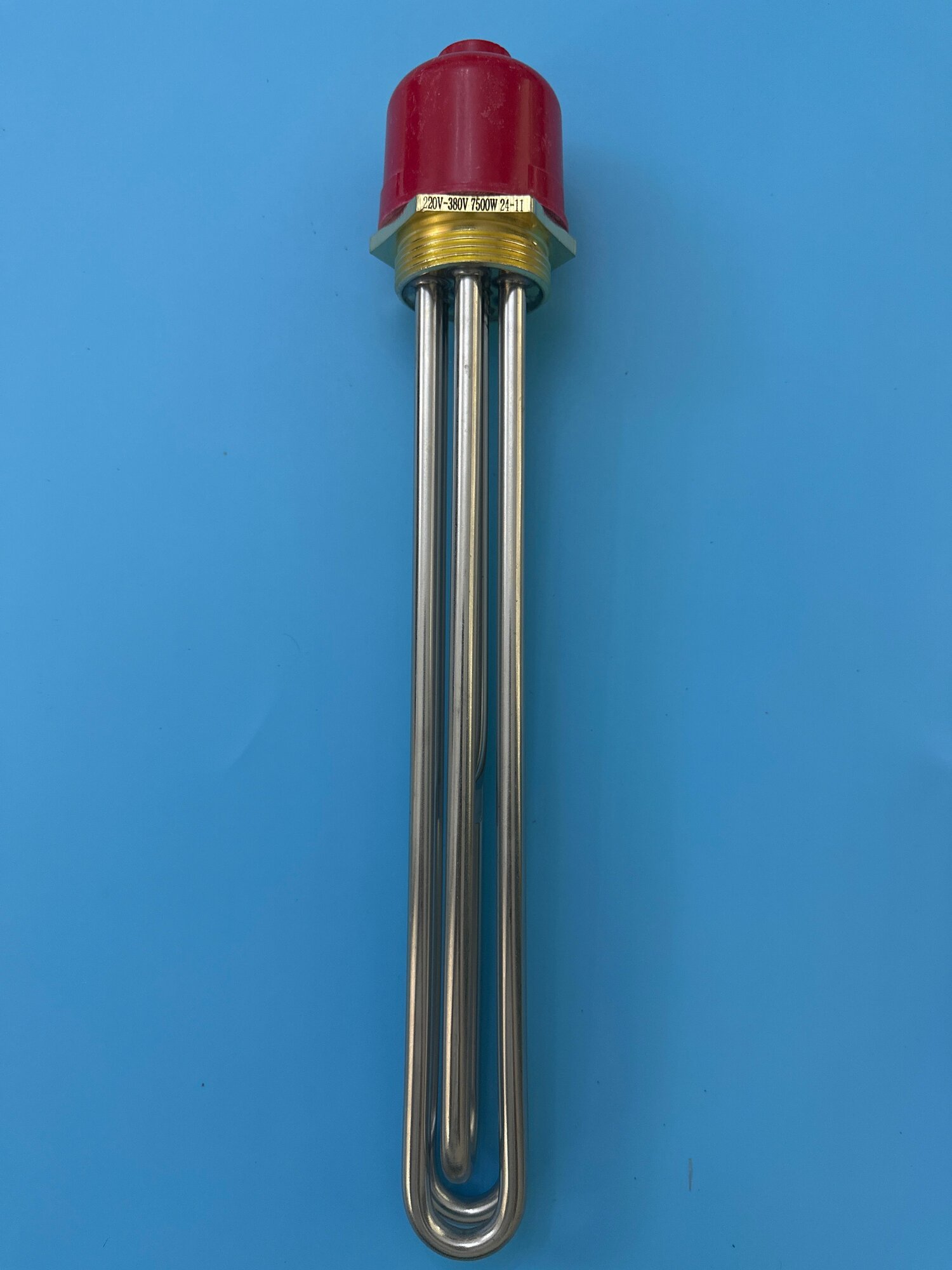 Блок ТЭН 7,5кВт-220/380V резьба 1/2(47mm) для котлов под регулятор