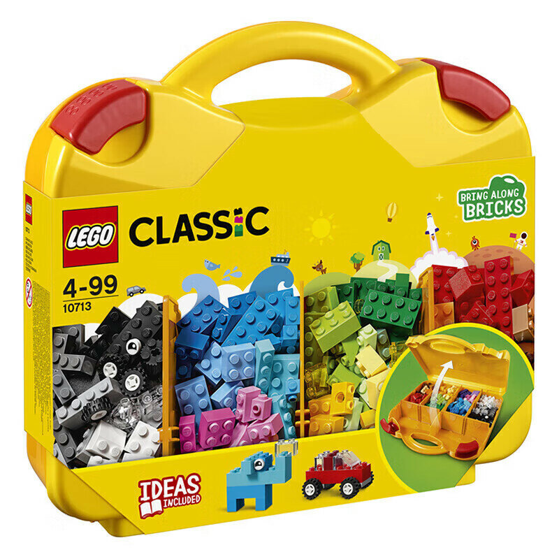 LEGO Building Blocks Set 10713 Creative Suitcase, Boys Girls Children's Toy, Birthday Gift