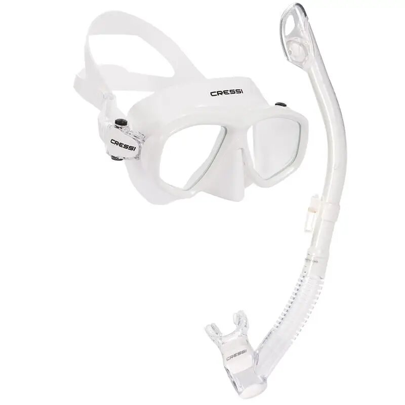Cressi ICON маска для фридайвинга Белый, SET WHITE